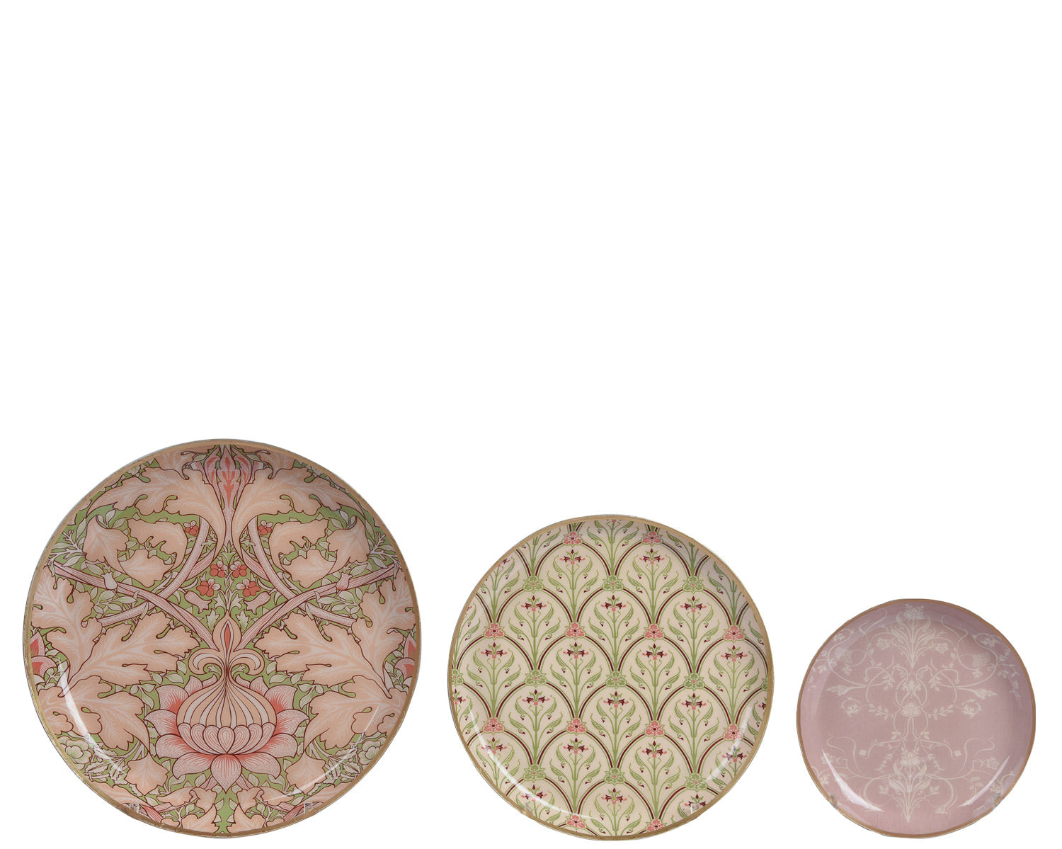 Art Deco Plate Trio – EZLD.co