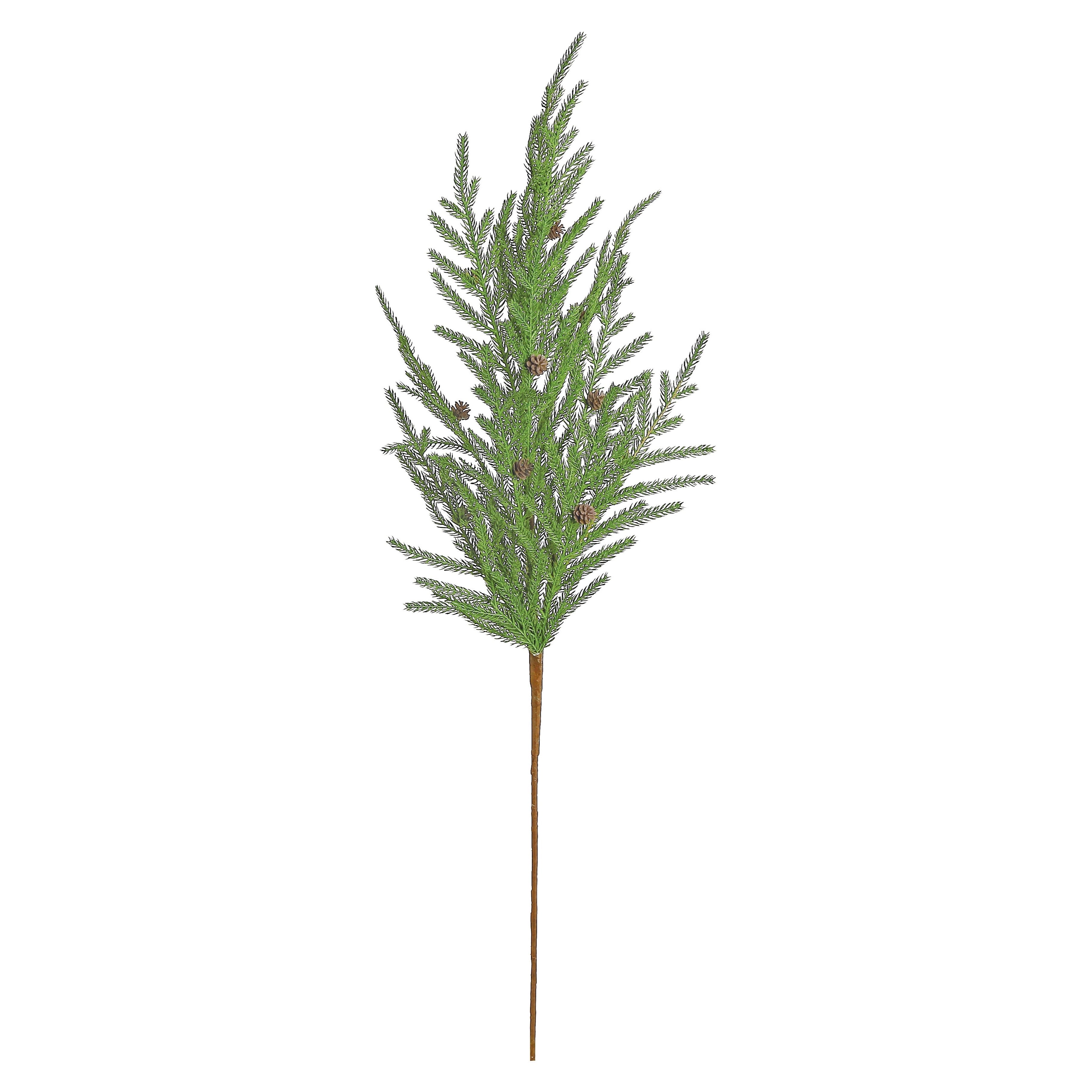 Frosted Pine Spray With Cones – EZLD.co